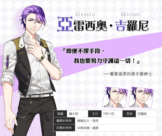 Sweety Prince 2 releases illustrations for some of their characters ...