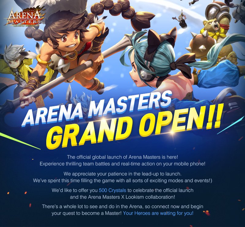 Arena Masters now live on mobile platforms! - GamerBraves