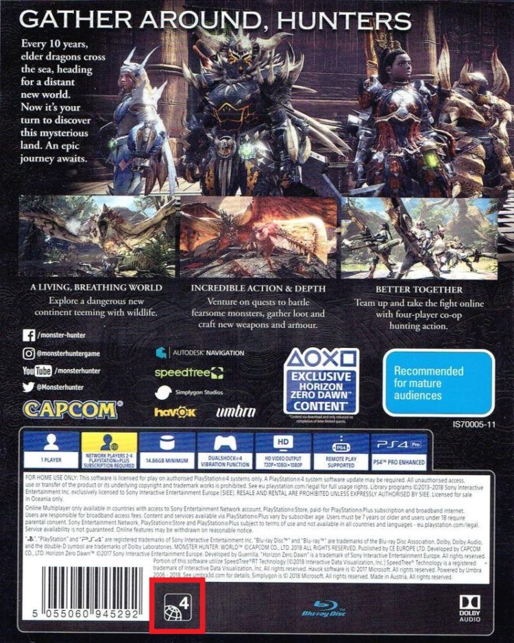 PS4 Games Region Codes Explained - GamerBraves