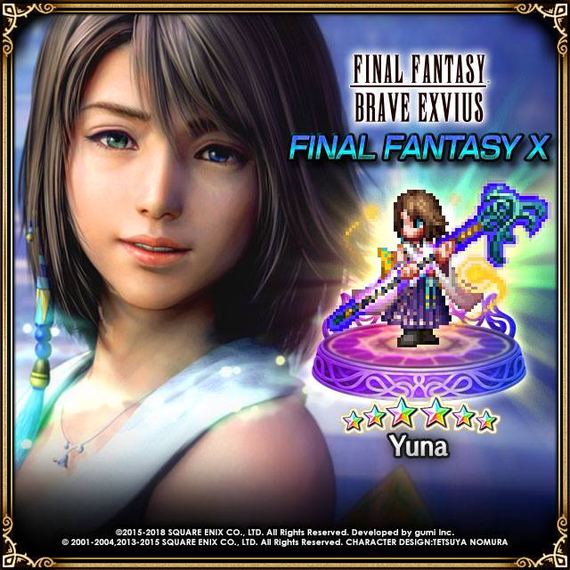 FINAL FANTASY X characters joins FINAL FANTASY BRAVE EXVIUS - GamerBraves