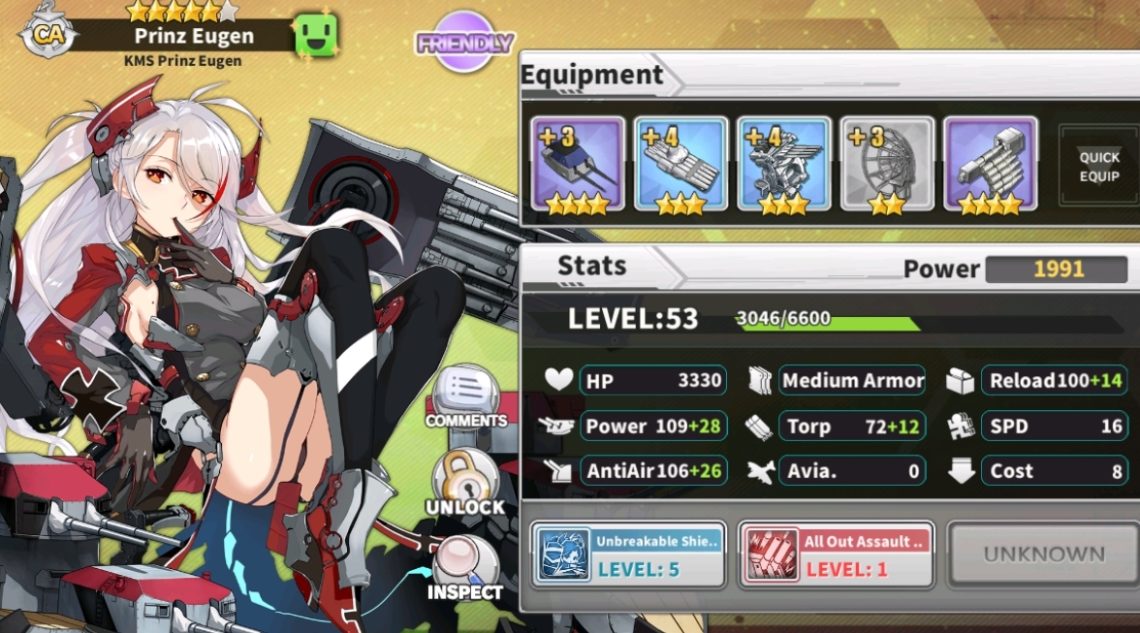 Azur Lane OBT Equipment Rundown - GamerBraves