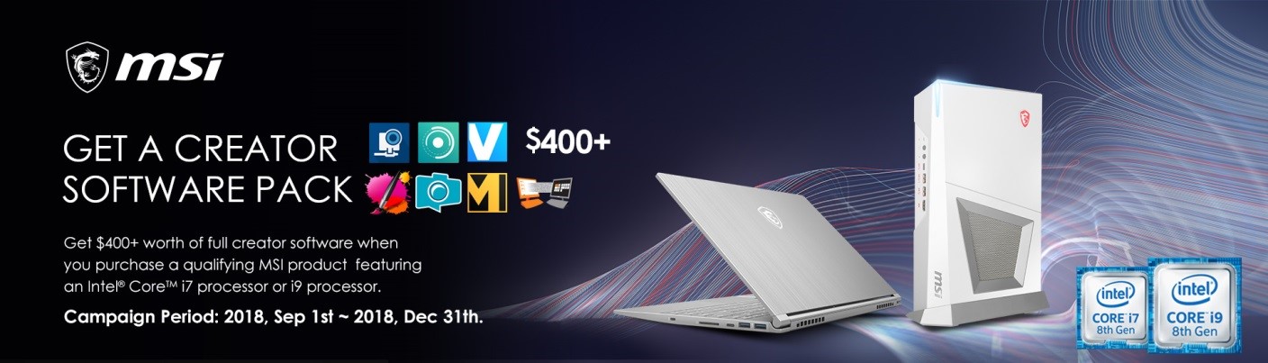 Redeem Free MSI Creator Software Pack Bundle Worth $400 USD With ...