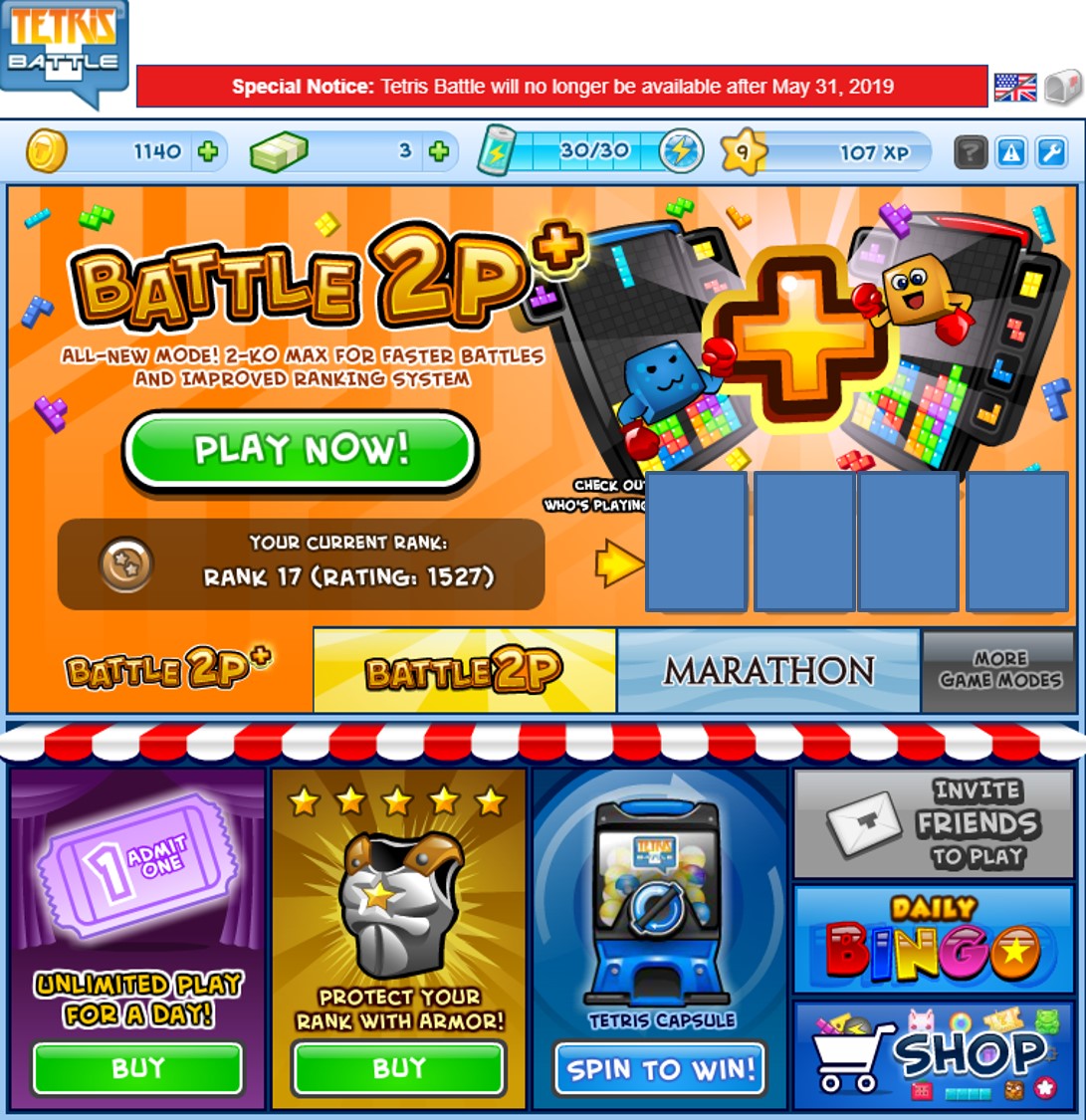 Tetris Battle to cease operation on May 31 - GamerBraves
