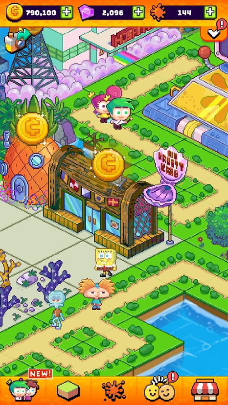 Move in to Nickelodeon’s Pixel Town today! - GamerBraves