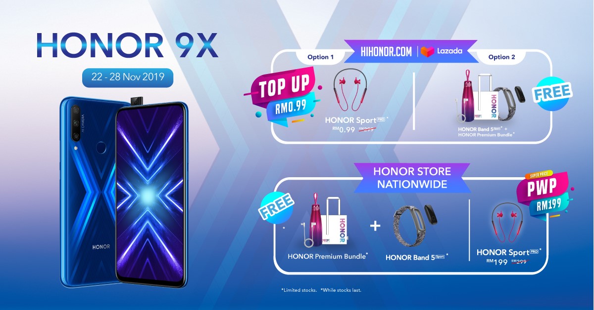 HONOR 9X launches in Malaysia: FullView Display and 48MP Triple Camera ...