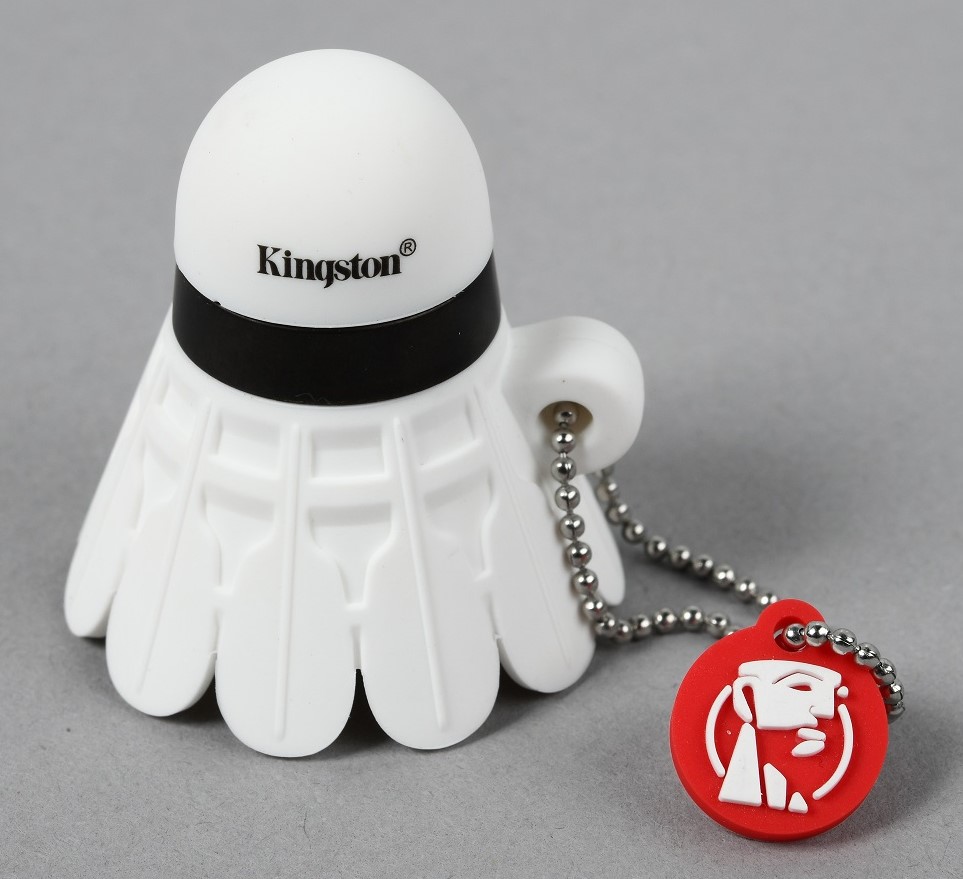 In the court with the Kingston Limited Edition Badminton USB Drive ...