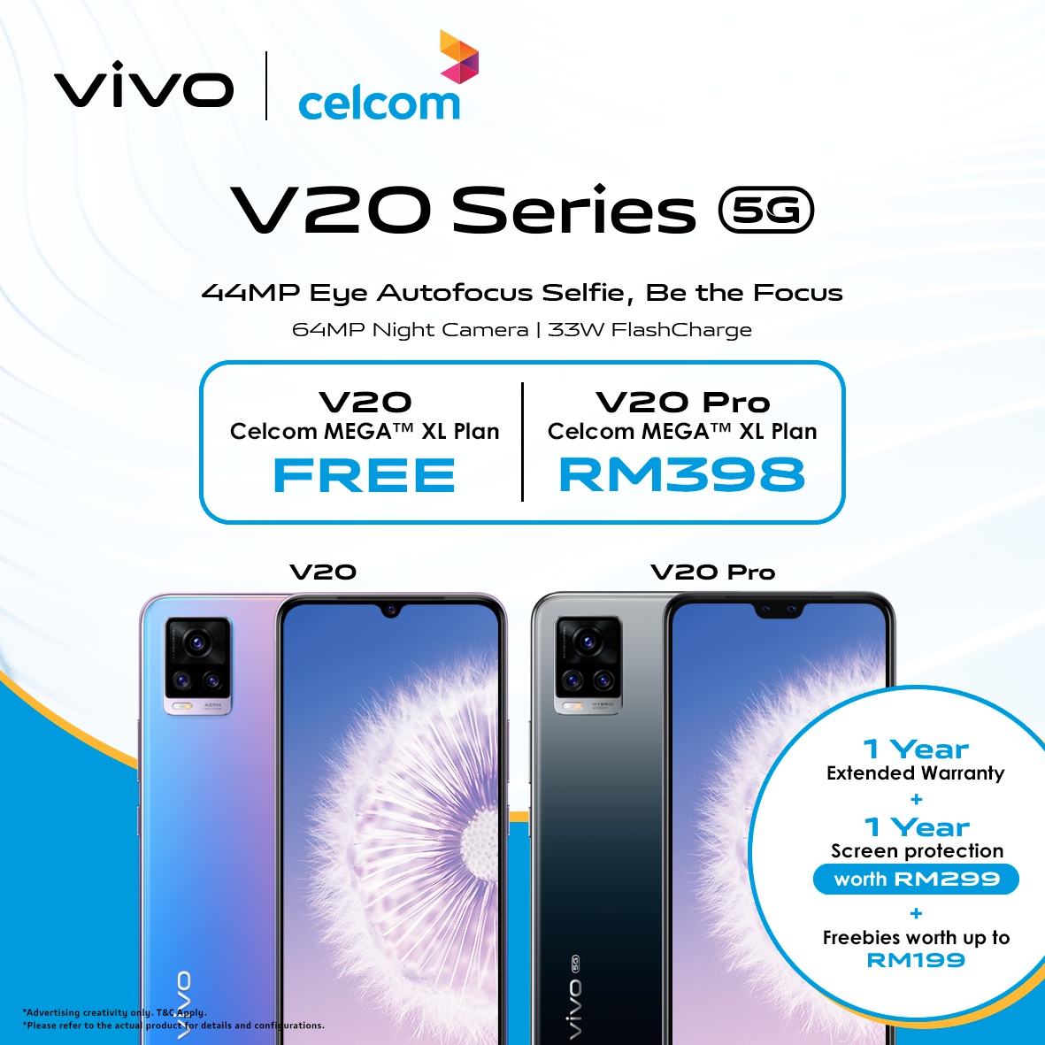 Vivo V20 Celcom Promotion Announced - GamerBraves