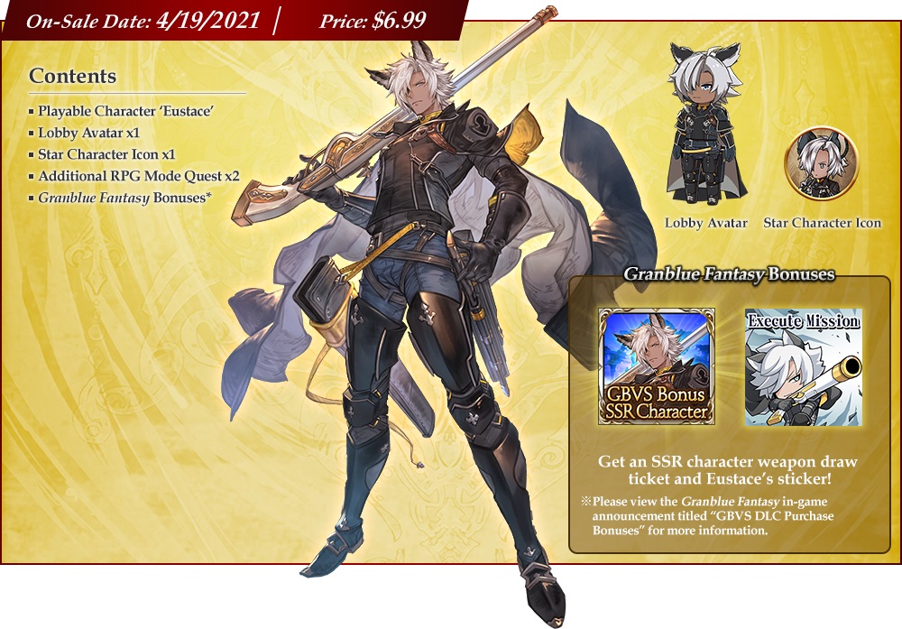 Eustace brings the thunder to Granblue Fantasy Versus - GamerBraves