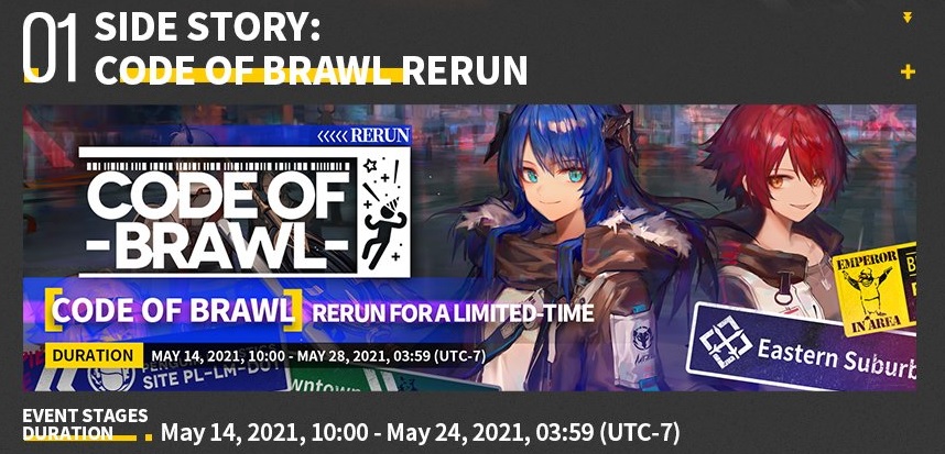Code of Brawl rerun announced for global Arknights - GamerBraves
