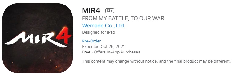 MIR4 Global closed beta starting soon - GamerBraves
