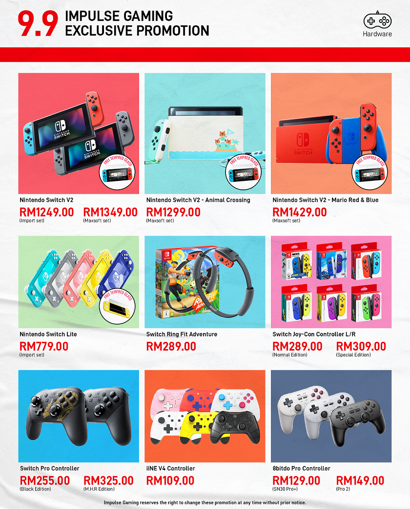 Impulse Gaming returns with 2021 9.9 sales - GamerBraves