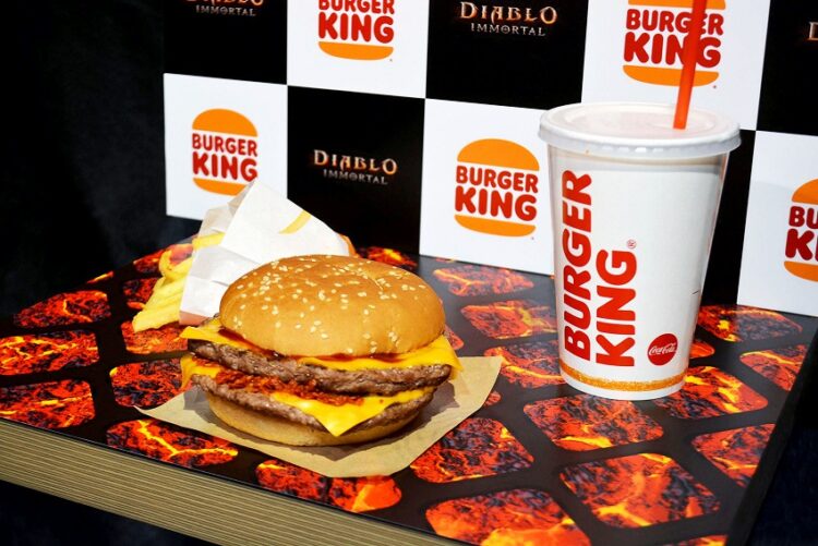 Burger King Japan has Diablo Immortal burgers from Hell - GamerBraves