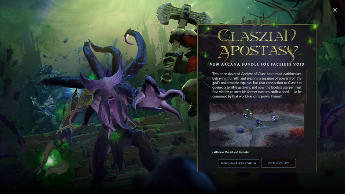Dota 2 Battle Pass 2022 Released – Introduces Faceless Void Arcana - GamerBraves