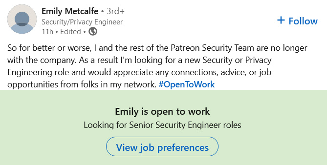 Users Are Baffled by Patreon Security Team Lay Off - GamerBraves