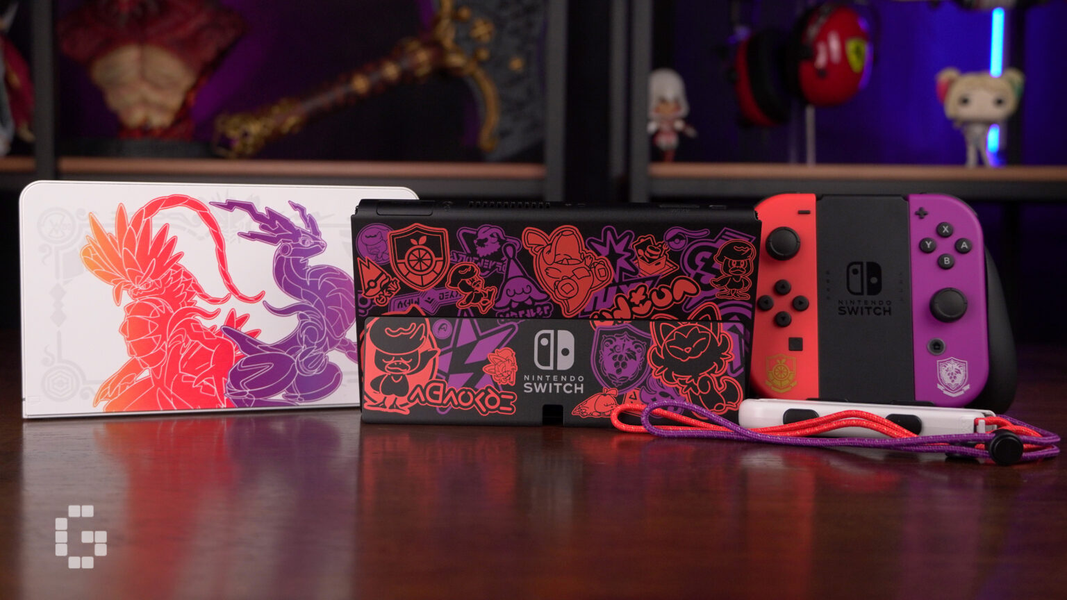 Nintendo Switch OLED Pokemon Scarlet & Violet Edition Unboxing – Travel ...