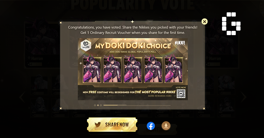 Nikke Popularity Poll Vote Lets You Win A Free Skin For Your Favorite ...