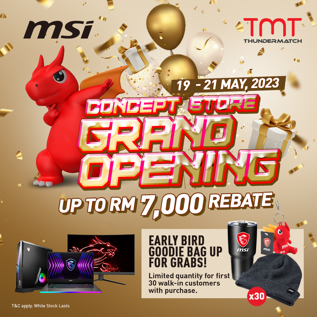 MSI Concept Store In Malaysia Opening This Week Will Feature Exclusive ...