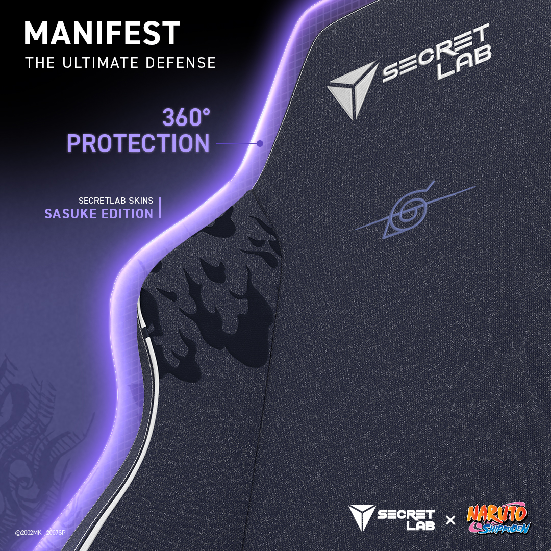 Secretlab Reveals Naruto Shippuden Collection Skins - GamerBraves