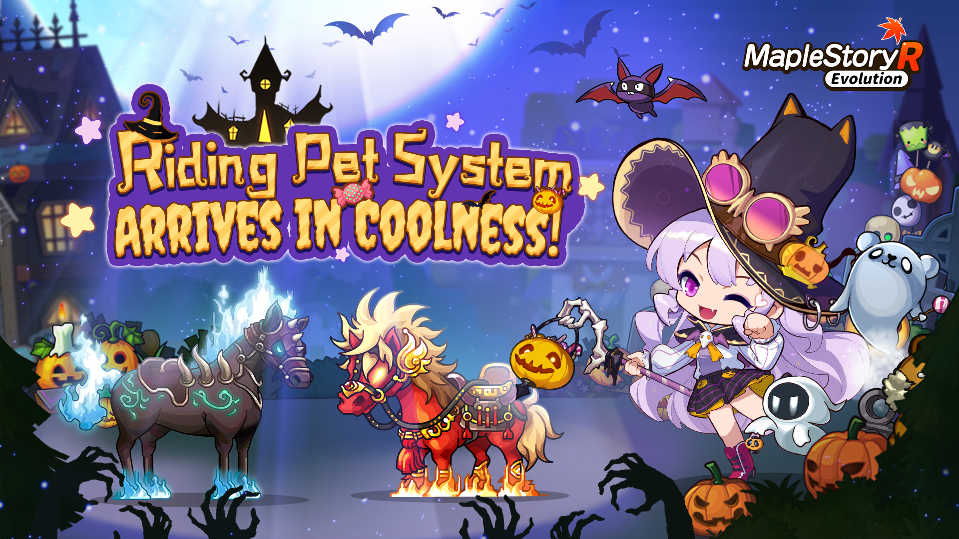 MapleStory R: Evolution Announces Halloween-Themed Update - GamerBraves
