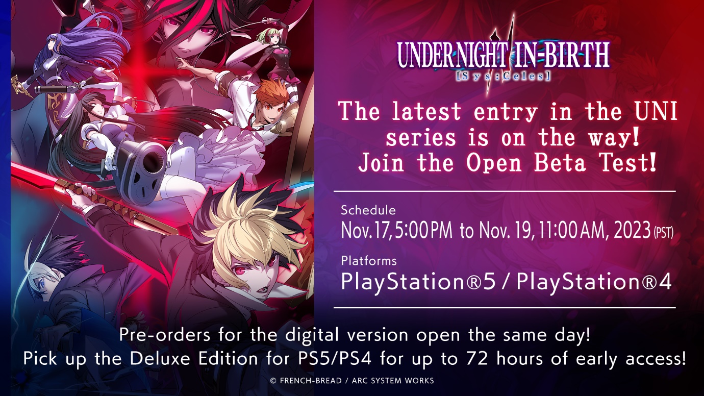 Under Night 2 Beta Announced For This Month - GamerBraves