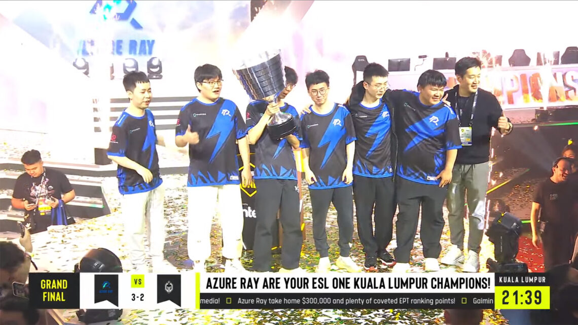 Azure Ray is the Dota 2 ESL One Kuala Lumpur 2023 Champion, Defeating ...