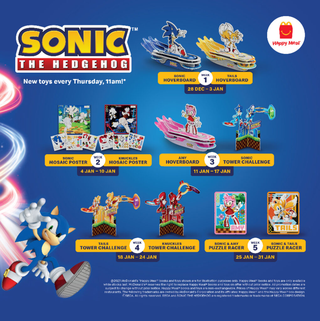 Sonic Collaborates with McDonald’s Singapore, Featuring In-store Demos ...
