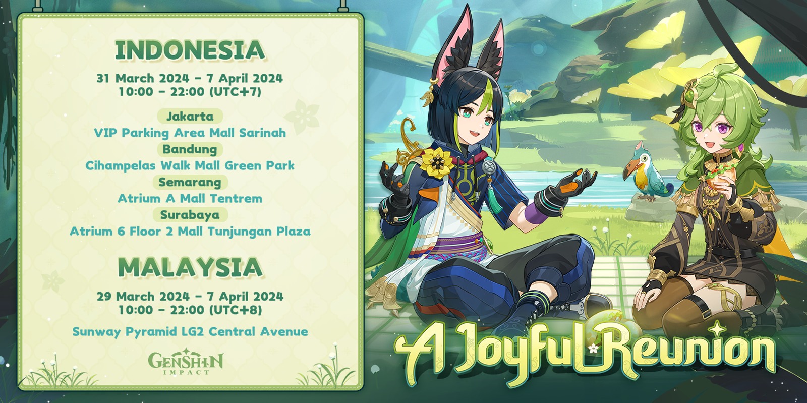 Genshin Impact Unveils A Joyful Reunion Event in Malaysia and Indonesia - GamerBraves