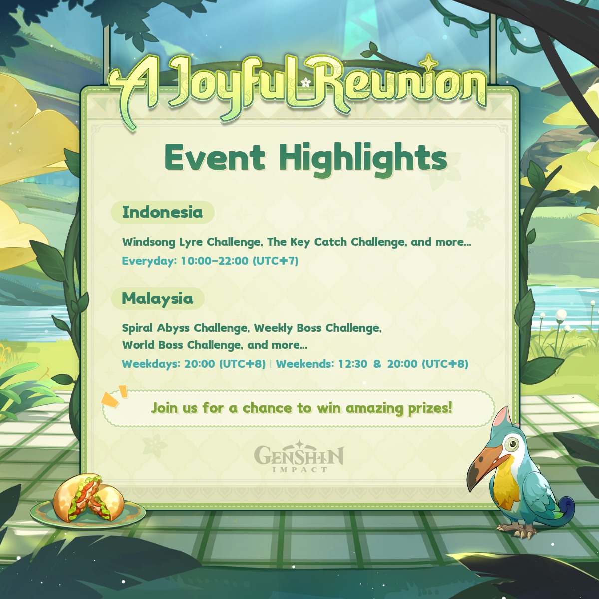 Genshin Impact Unveils A Joyful Reunion Event in Malaysia and Indonesia ...