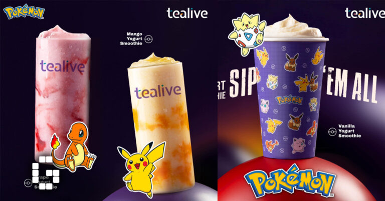 Tealive Malaysia and Pokemon Team Up for Special Pokemon Smoothie ...