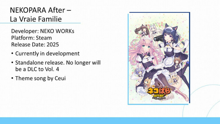 NEKOPARA Series Getting a Remaster, Sekai Project Announces - GamerBraves