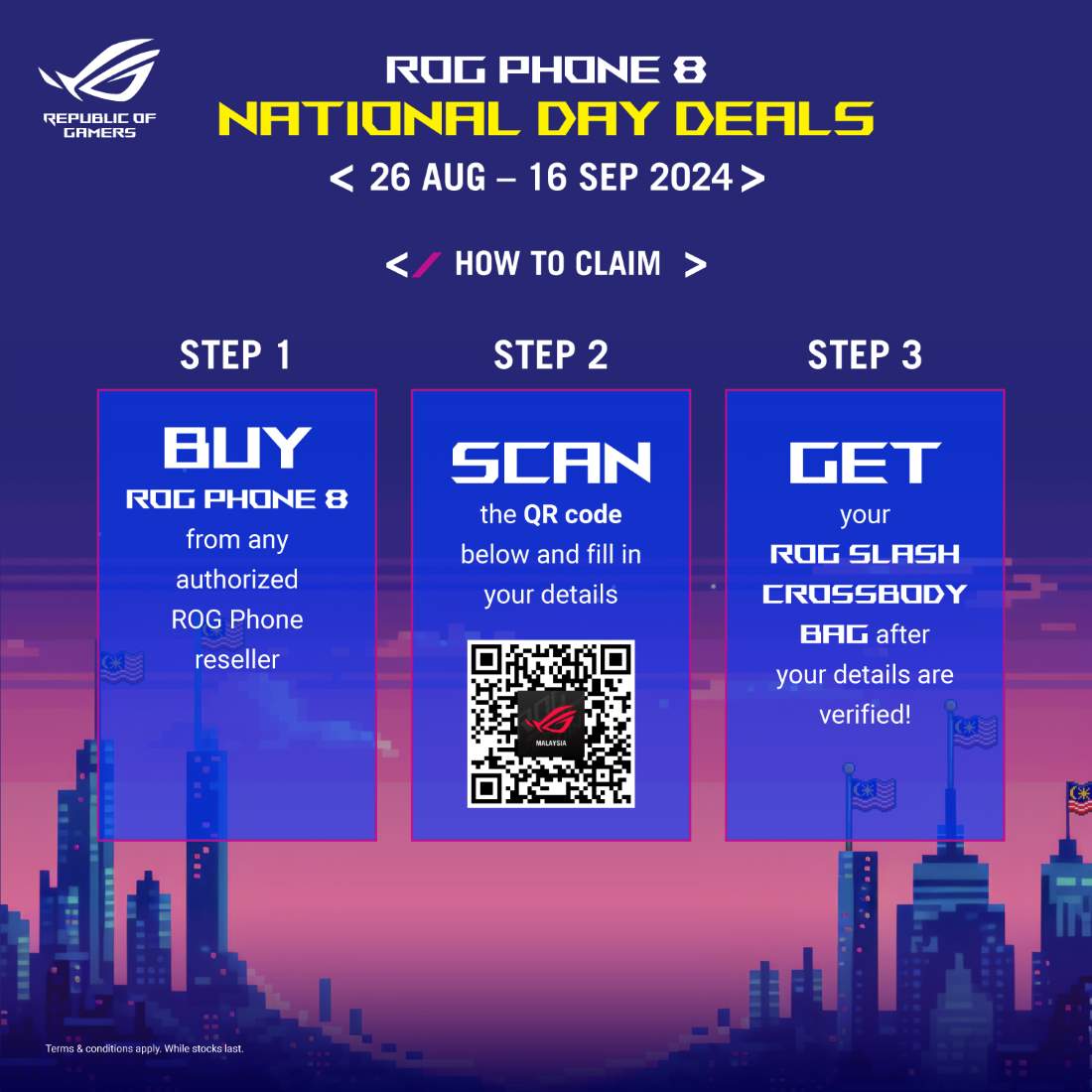 Celebrate Merdeka with ROG Phone 8 National Day Deals - GamerBraves