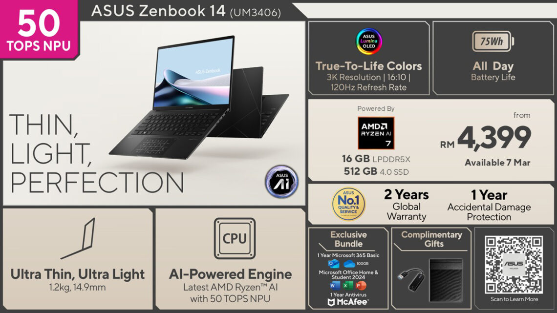 ASUS Malaysia Unveils New AI-Powered Laptop Lineup - GamerBraves