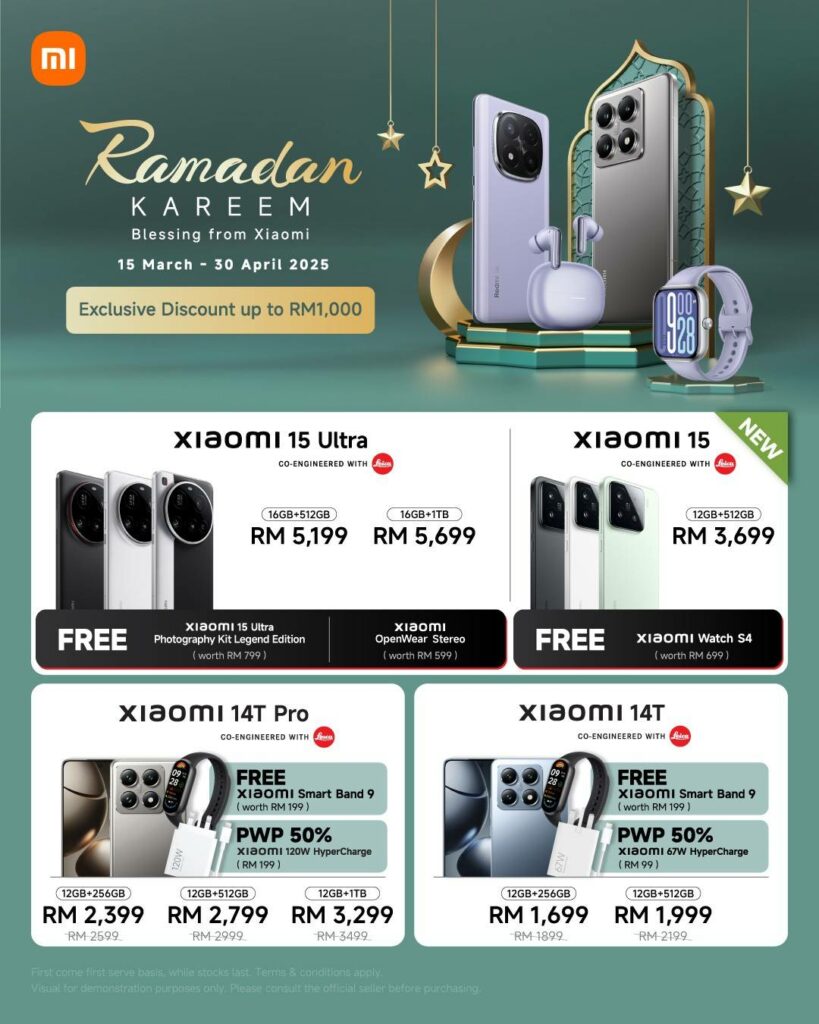Xiaomi’s Latest Raya Promo – Phones to Tablets, Discounts Up to RM1,000 ...