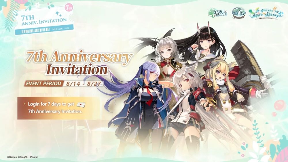 Azur Lane 7th Anniversary Update Brings “Secret of the Abyss” Event, New Shipgirls, Skins, and ...
