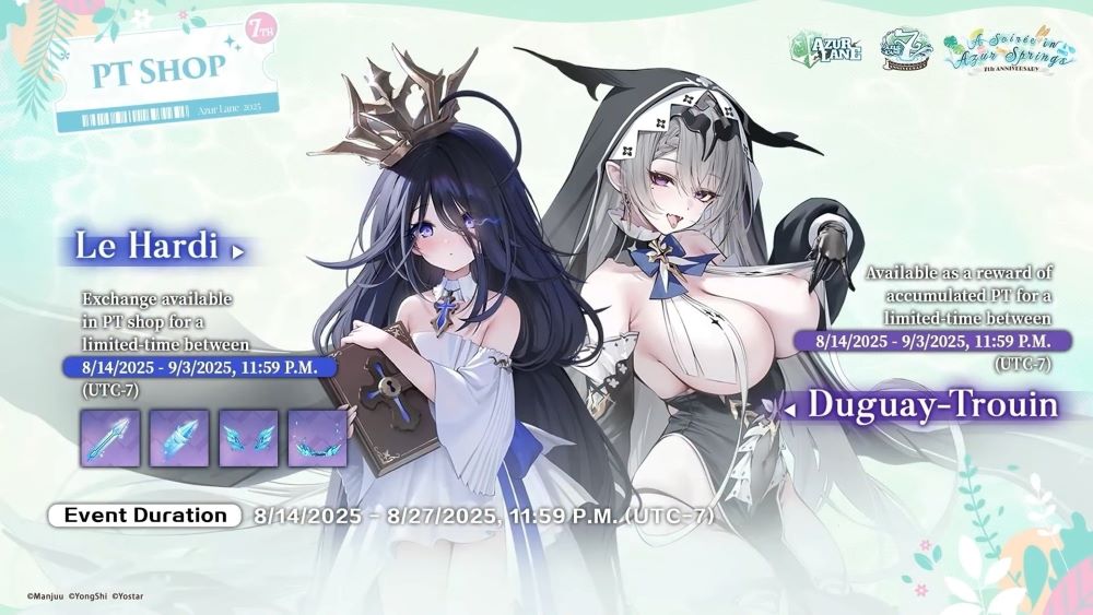 Azur Lane 7th Anniversary Update Brings “Secret of the Abyss” Event, New Shipgirls, Skins, and ...