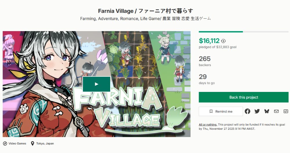 Farnia Village Announced, a Fantasy Lifestyle and Action RPG Coming to ...