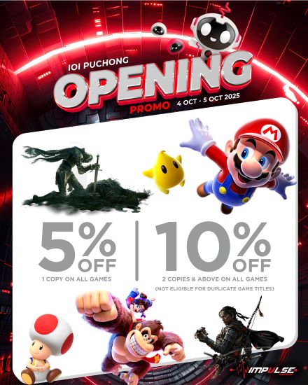 Impulse Gaming Opens at IOI Mall Puchong With Grand Opening Sales This ...