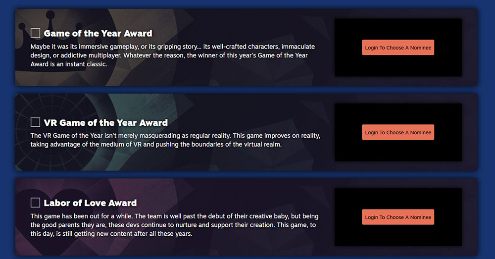 Steam Awards 2025 Nominations Are Open, Vote for Your Favorite Games ...