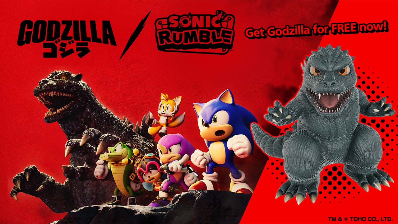 Sonic Rumble Brings Godzilla in New Crossover Event Starting December ...